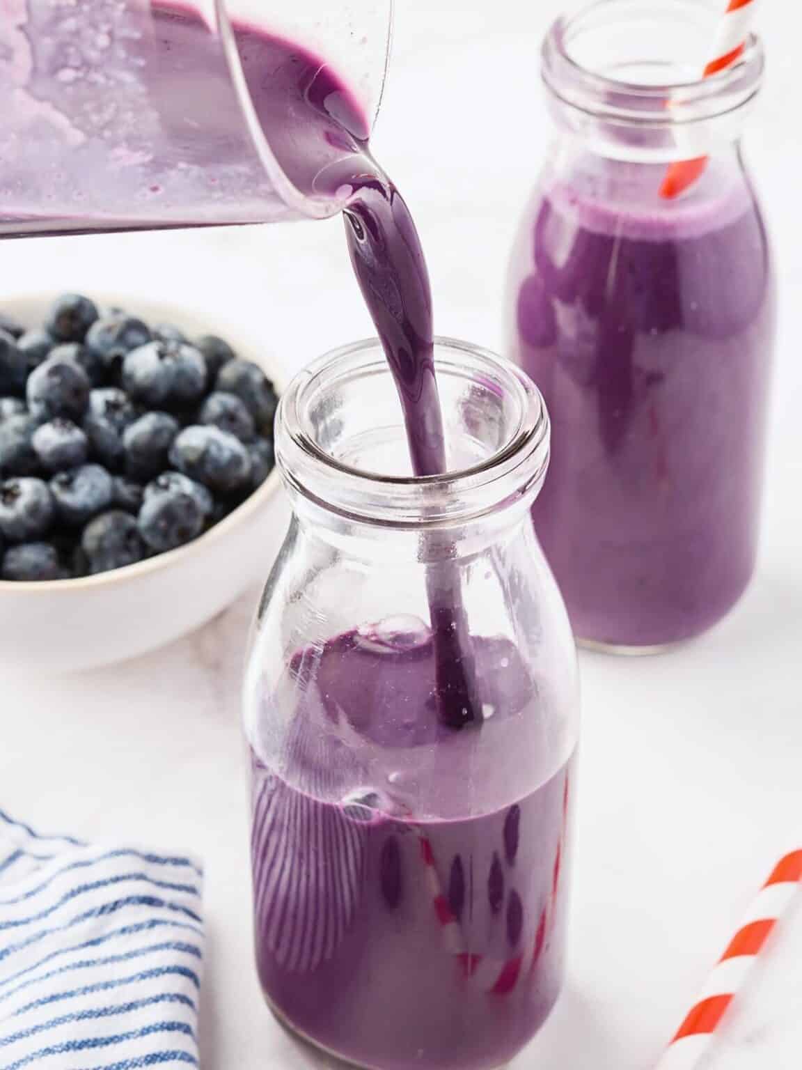Sweet And Creamy Blueberry Milk - Simply Breakfast Recipes